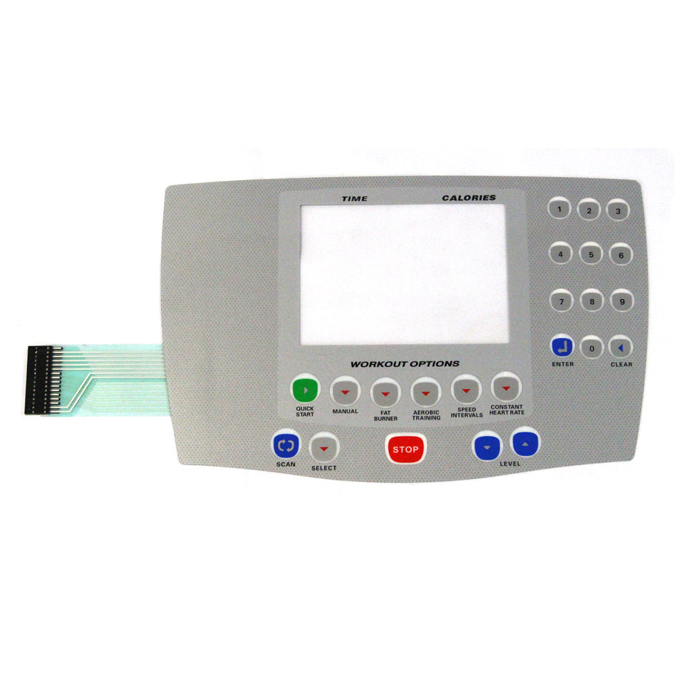 Stairmaster Overlay/Keypad Assembly C40 Grey
